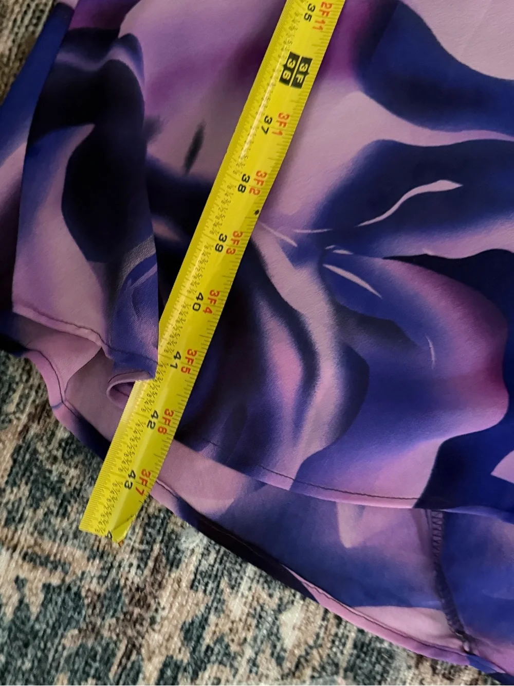 Vintage | Dresses | Rare Vintage 9s Violet Bloom Ethereal Slip Dress ...